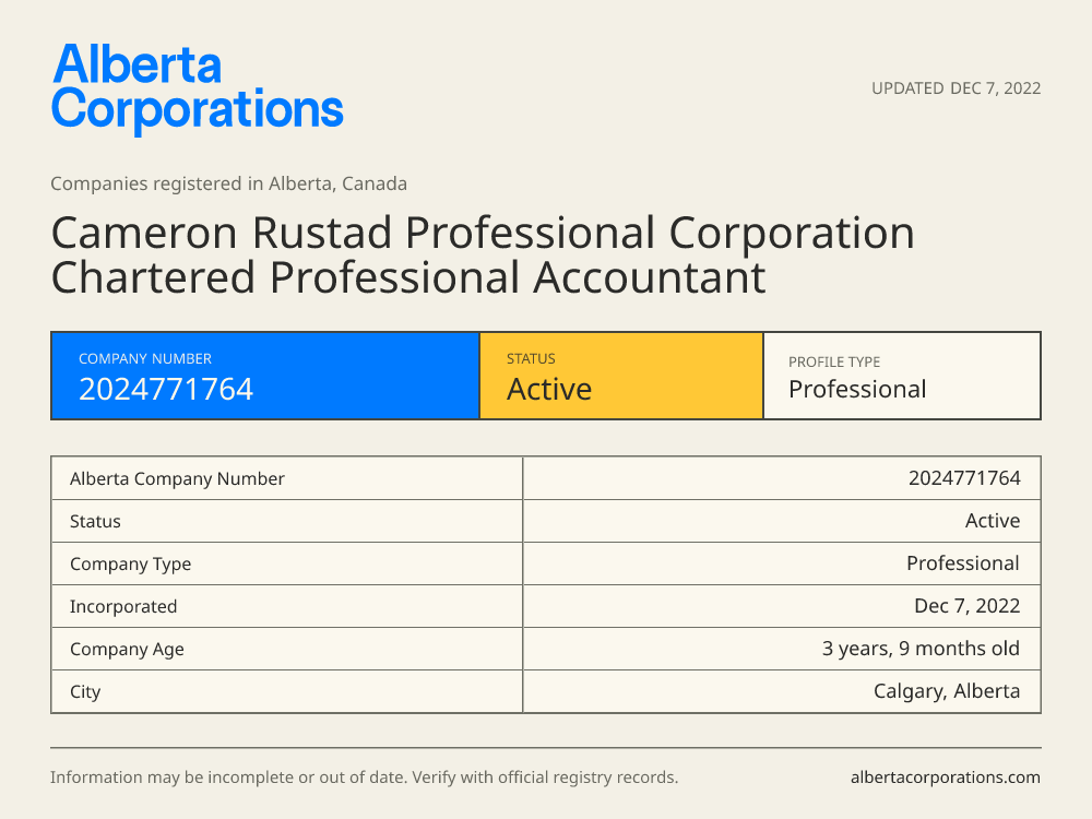 Cameron Rustad Professional Corporation | Calgary | Alberta