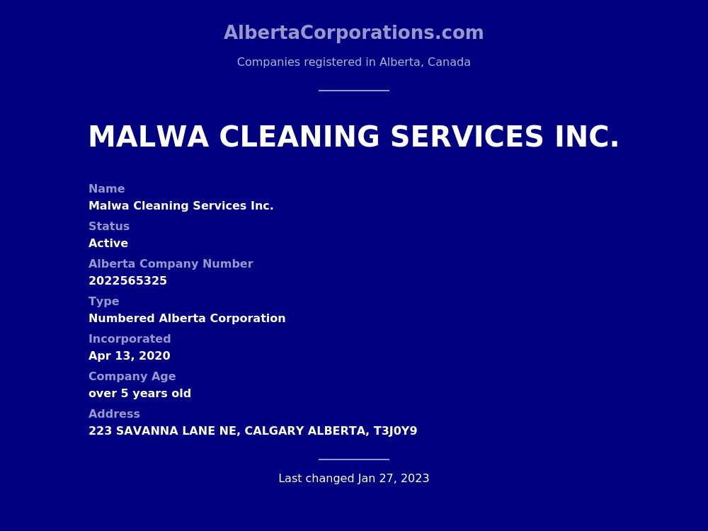 Malwa Cleaning Services Inc. | Calgary | Alberta